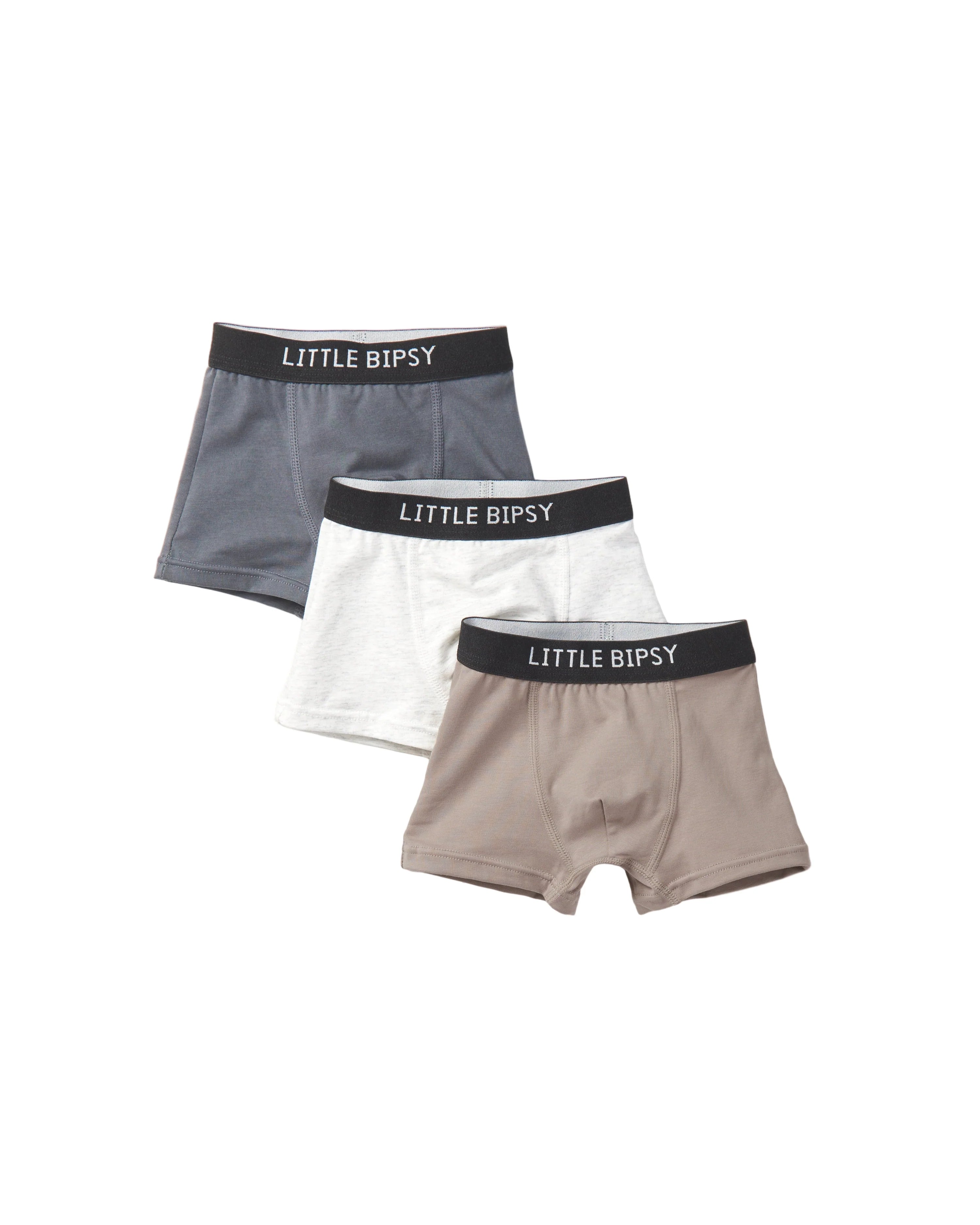 Boxer Brief 3-Pack | Smoke, Light Heather Grey, Mushroom – ROBIN•riley