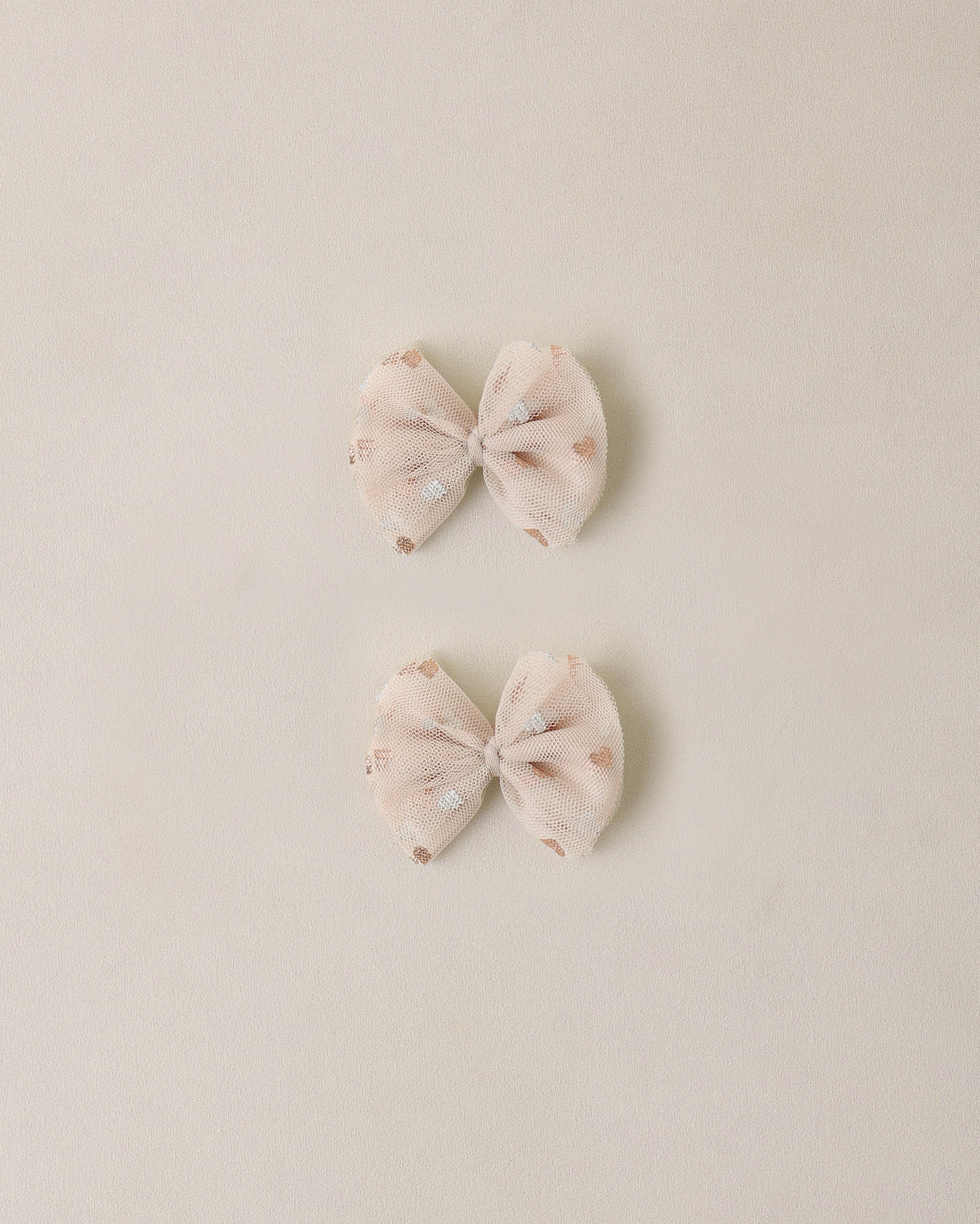 Flutter Tulle Clips | Rose Gold Hearts – ROBIN•riley